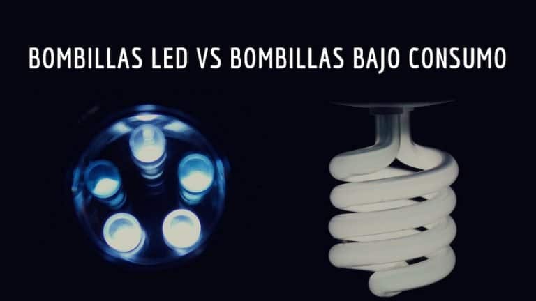 Bombillas de bajo consumo vs bombillas LED