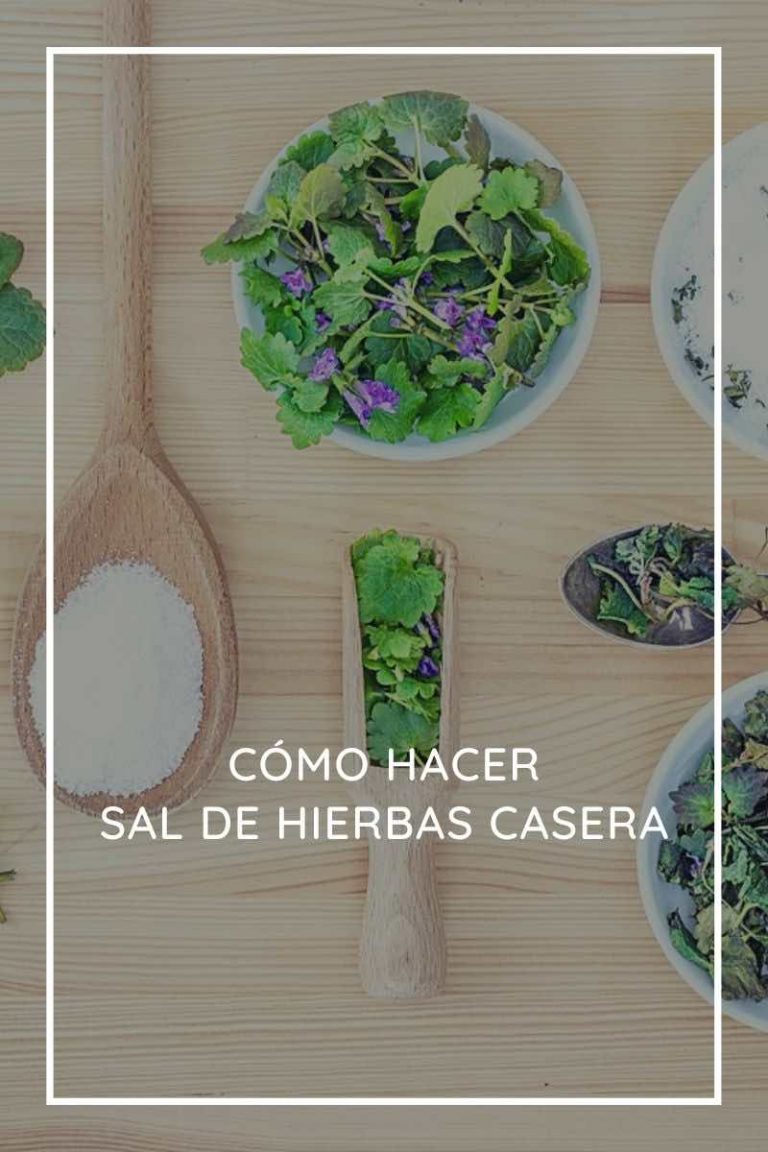 Cómo hacer sal de hierbas casera