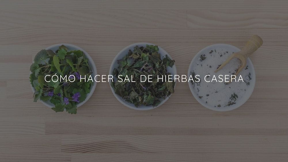 Cómo hacer sal de hierbas casera