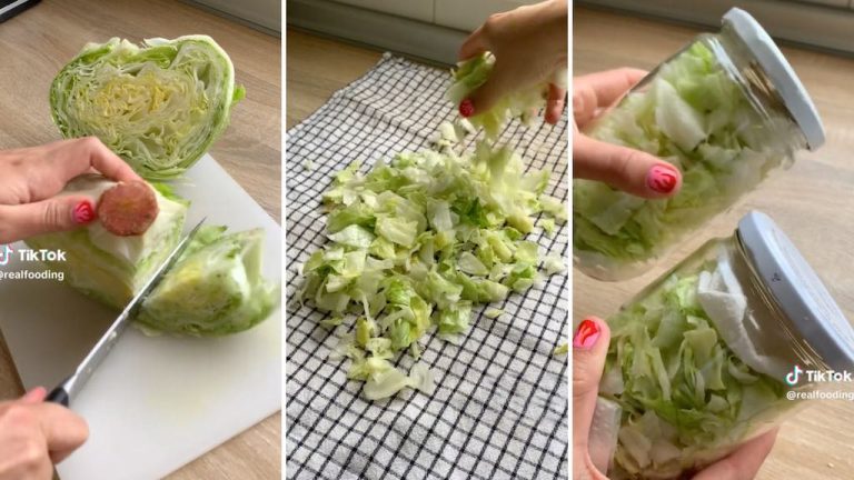 Truco para mantener las lechugas frescas hasta 1 mes