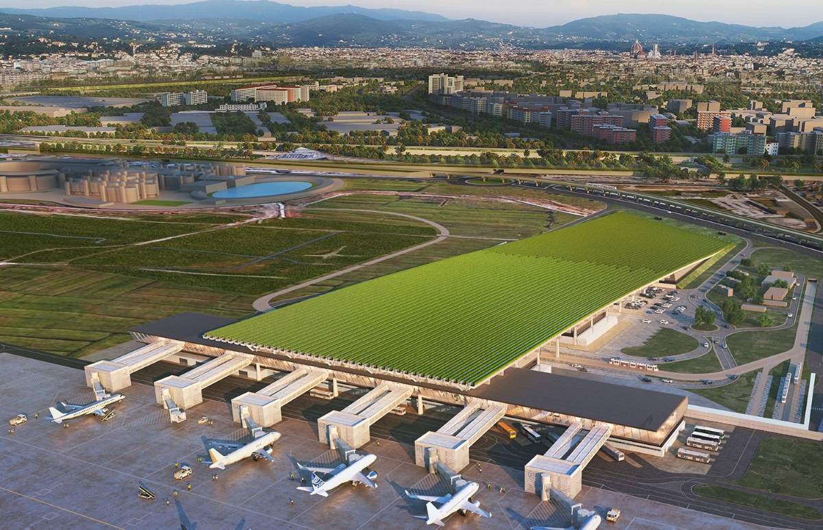 El nuevo Aeropuerto Internacional Amerigo Vespucci de Florencia será el ...