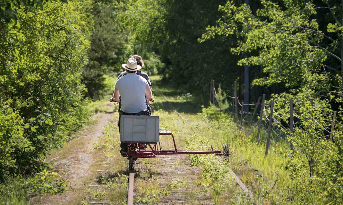 Rail-bike, el sistema que te permite circular con tu bicicleta sobre ...